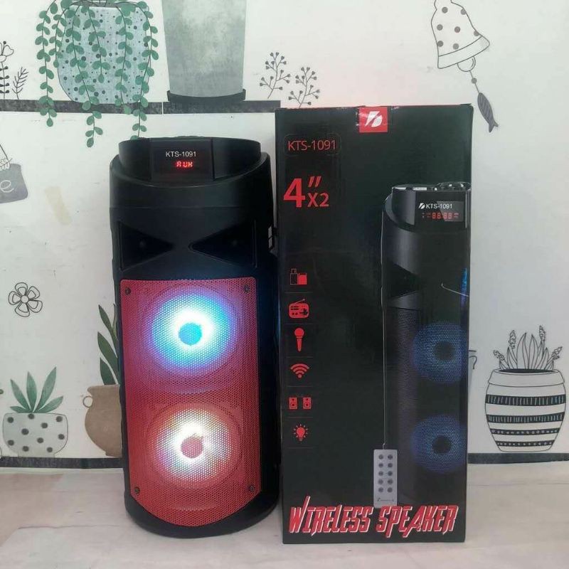 Eph Kts-1091 Karaoke Super Bass Portable Wireless Bluetooth Speaker Kts ...