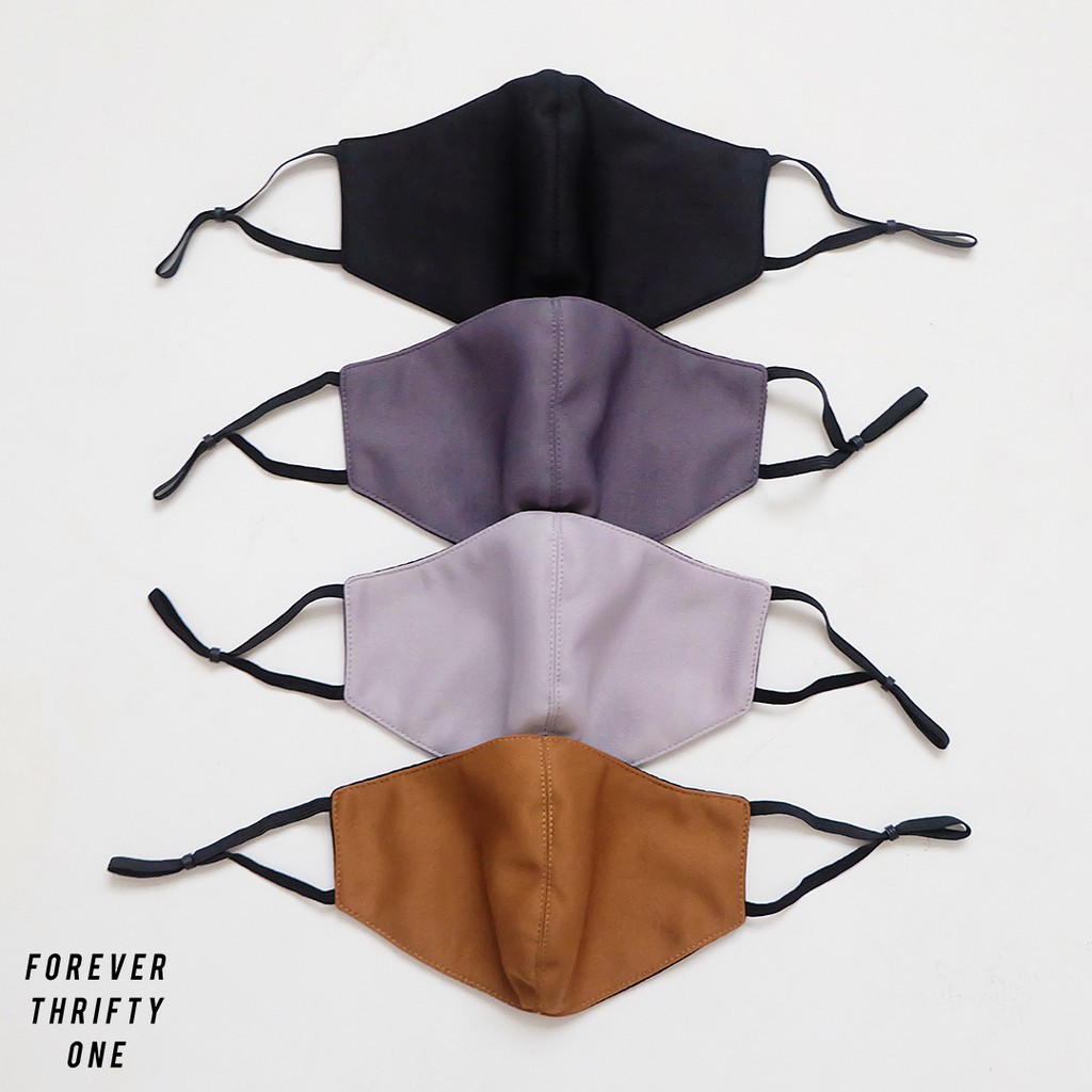 FOREVER THRIFTY ONE Plain Face Mask | Shopee Philippines