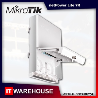 MikroTik netPower Lite 7R Reverse POE Outdoor Switch w Gigabit & 10G ...