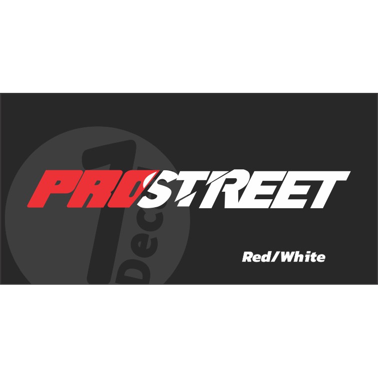 PROSTREET Sticker Decal 2 Colors Available | Shopee Philippines