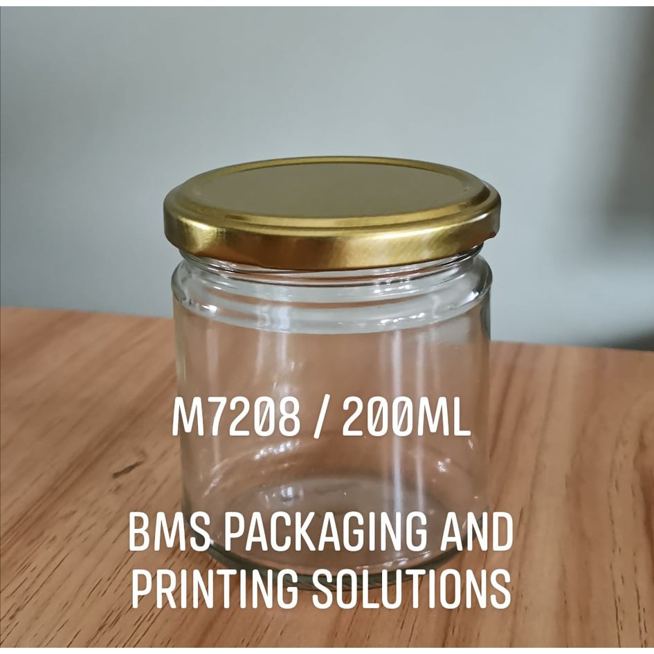 M7208 200ml Straight Jar 6.7oz with Free Sealer | Shopee Philippines
