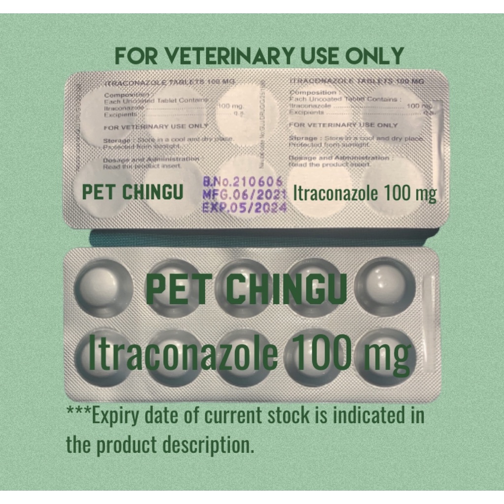 10 Tablets Of Itraconazole 100 Mg For Yeast, Ringworm & Other Fungal ...