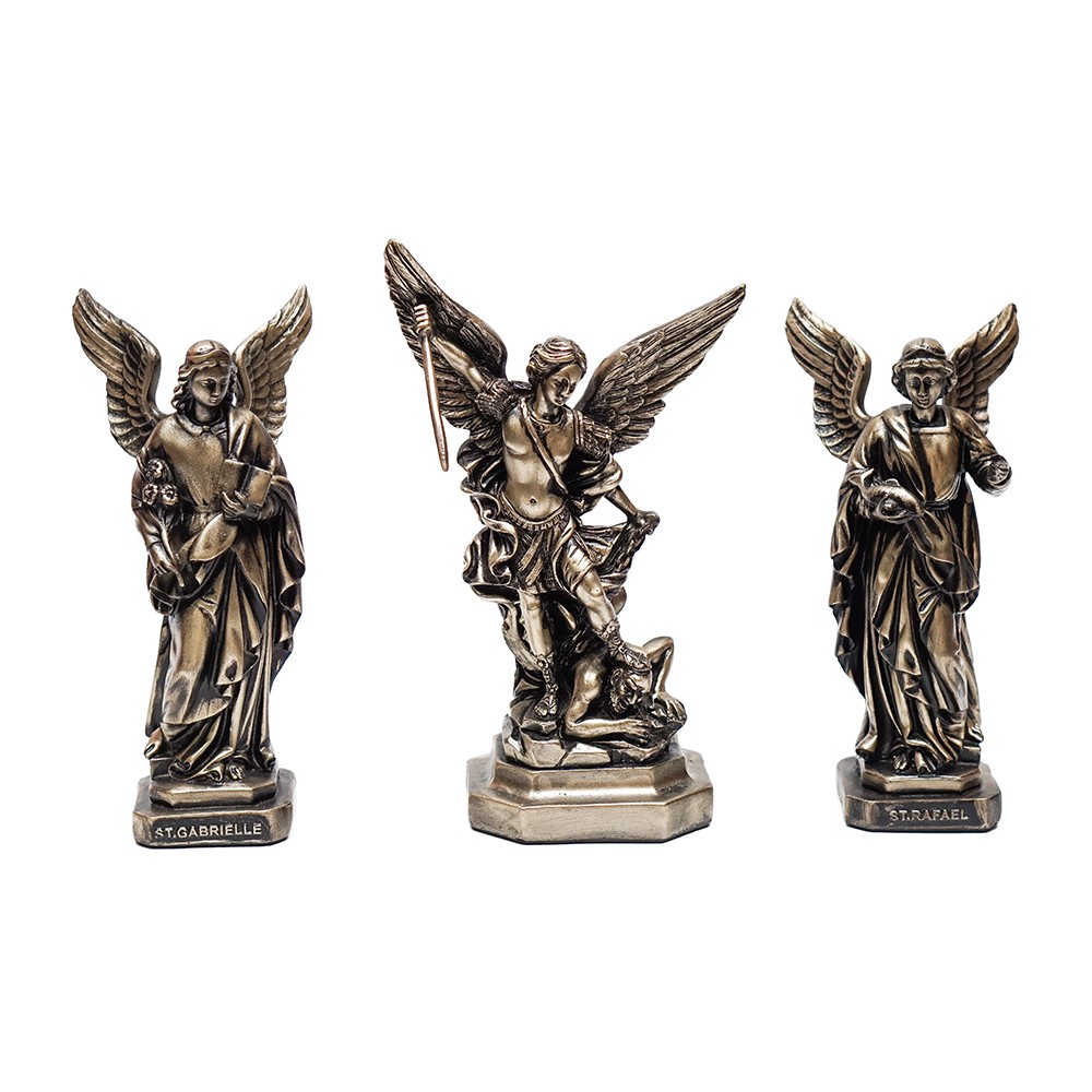 Spiritual Statue of Saint Guardian Angel 20cm (per pc) / Bronze ...