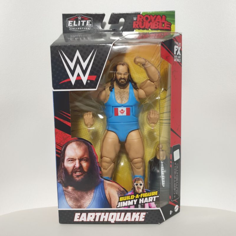 EARTHQUAKE WWE Elite Royal Rumble Jimmy Hart Build A Figure Wave ...