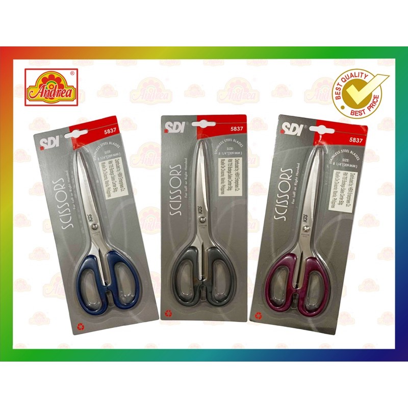 SDI Scissors 8 1/4"(209mm) QUALITY heavy duty | Andrea | Shopee Philippines