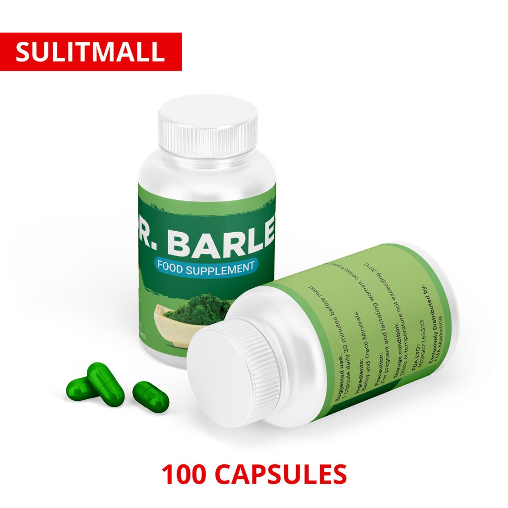 Original Pure Doctor Barley capsule with Trace Minerals 500mg New and ...