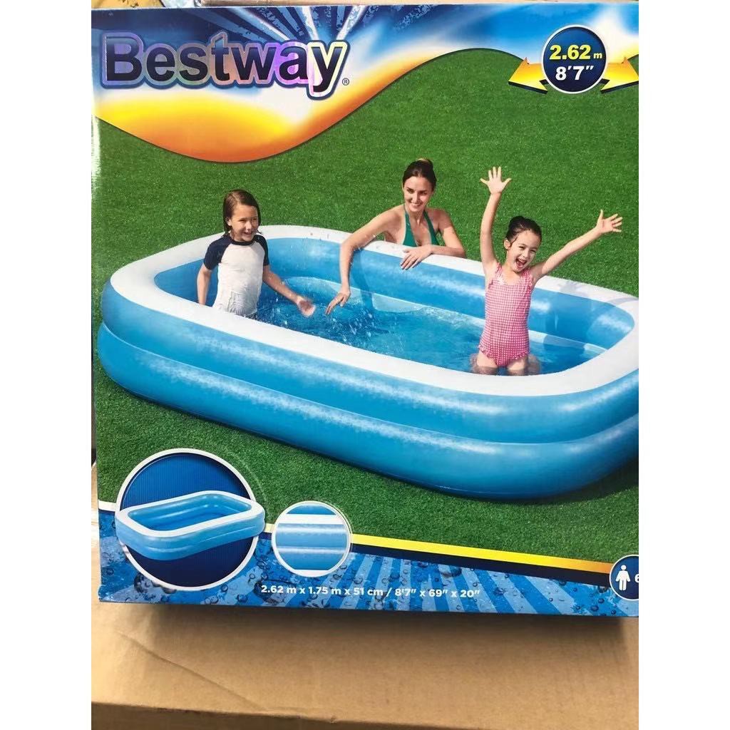 BGC Bestway 54006 Swimming Pool Adult Kids Family Size 262 cm ...
