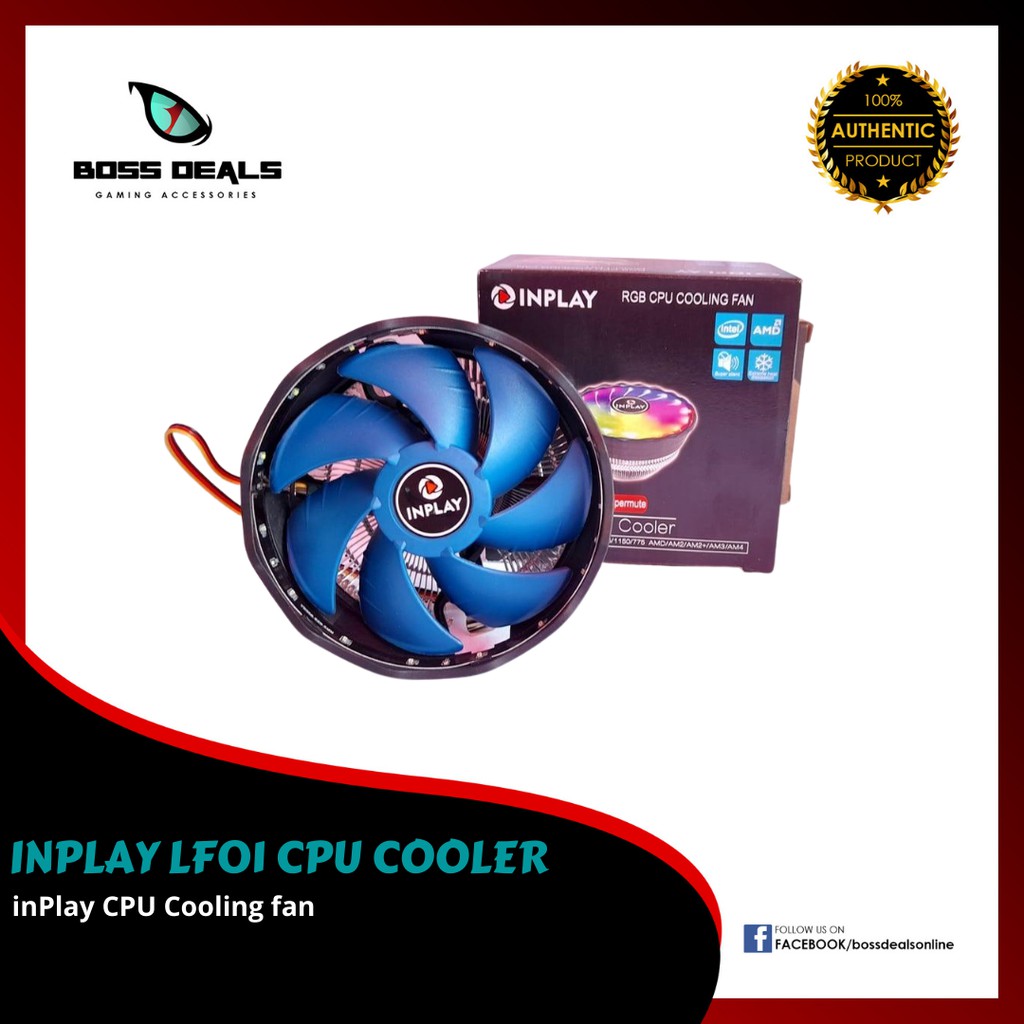 INPLAY LF01 CPU COOLER | Shopee Philippines