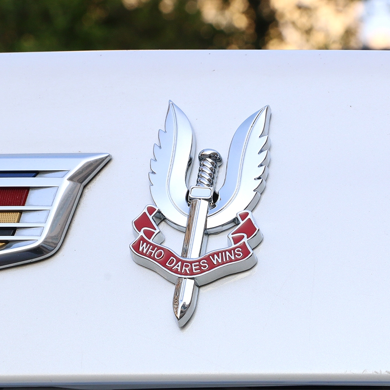 Shield-Shaped Metal Car Stickers Summoning of Mission Car Stickers Car ...