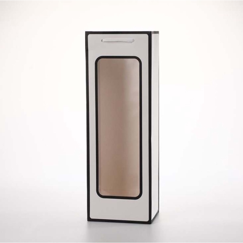 (5 PCS) Wine Paper bag, Bottle Gift bag, Flower Paper Bag Tumblr Box ...