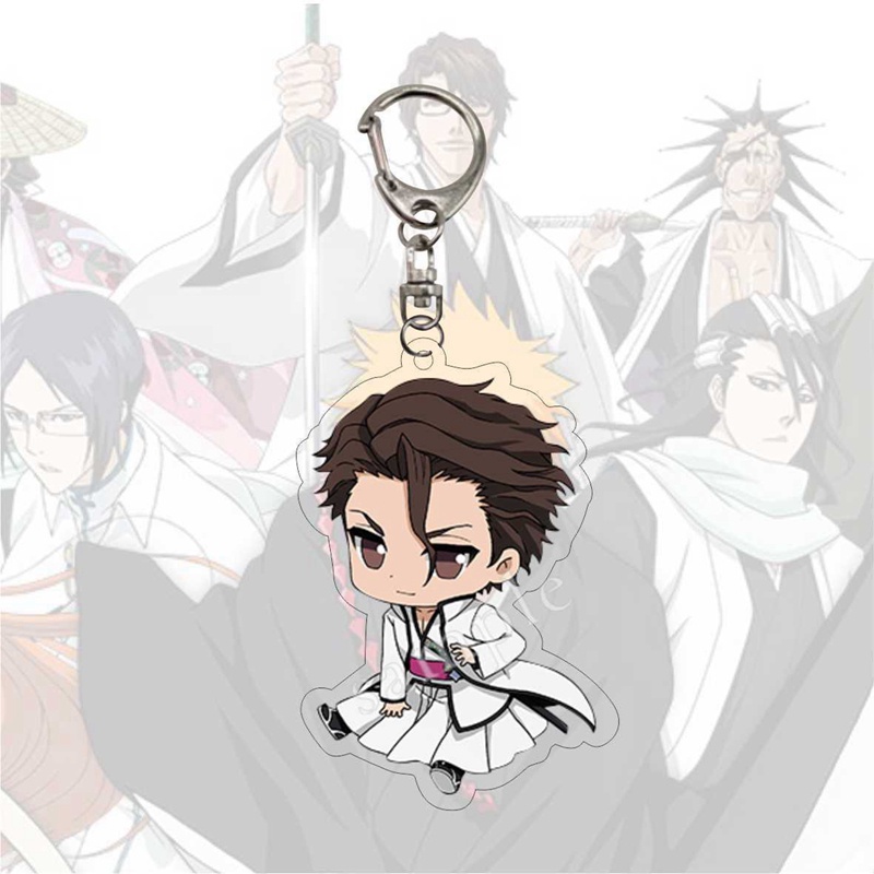 Anime Bleach Acrylic Keychain Fashion Kurosaki Ichigo Ishida Uryuu ...