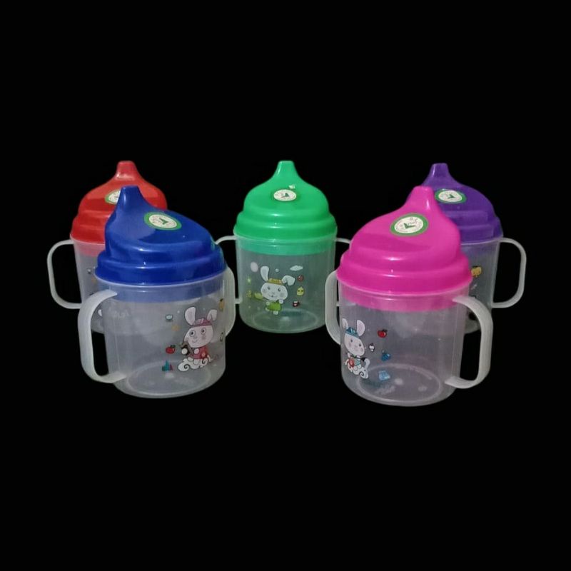 Bellvania Plastic Baby Milk Drinking Bottle/ Toddler Pacifier Cup ...