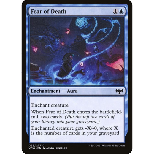 Magic the Gathering | Fear of Death | Shopee Philippines
