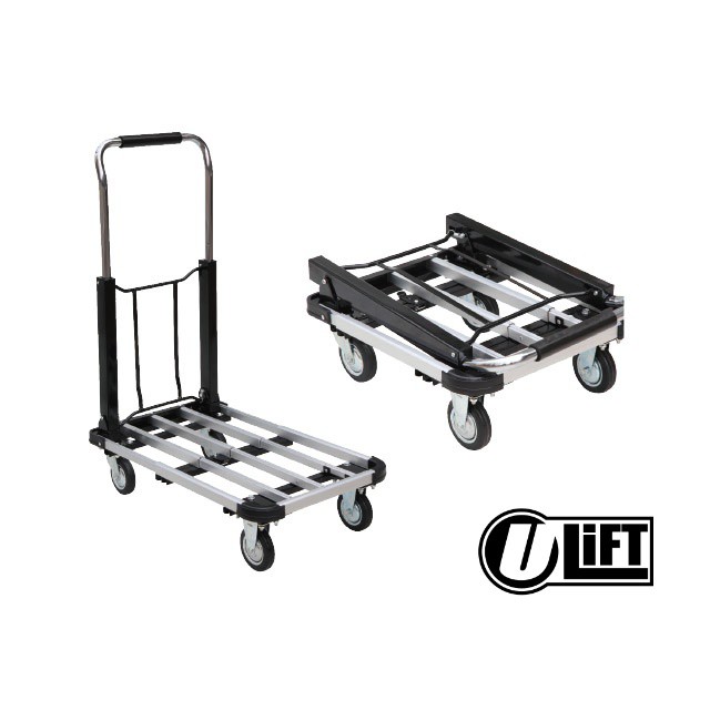 U-Lift® 100Kg 'Fold & Extend' Hand Truck Trolley Push Cart | Shopee ...