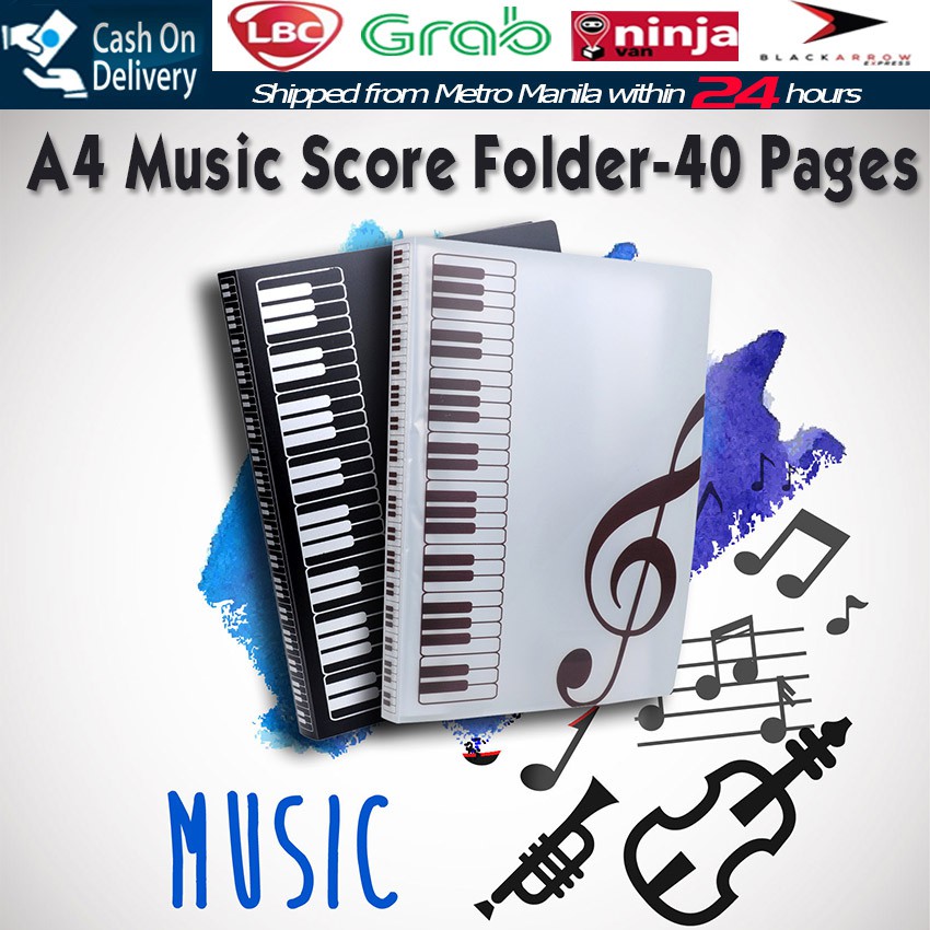 【Fast Delivery】Music Score Folder Music Score Paper Document File Music ...