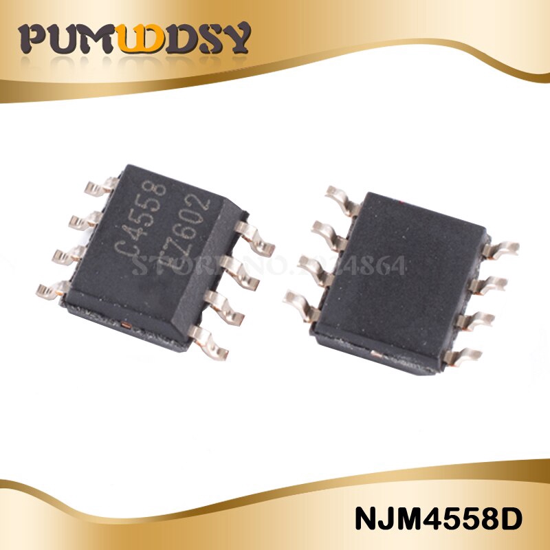 20PCS JRC4558D SOP8 NJM4558D SOP 4558 SMD 4558D JRC44558 Dual OP AMP IC | Shopee Philippines
