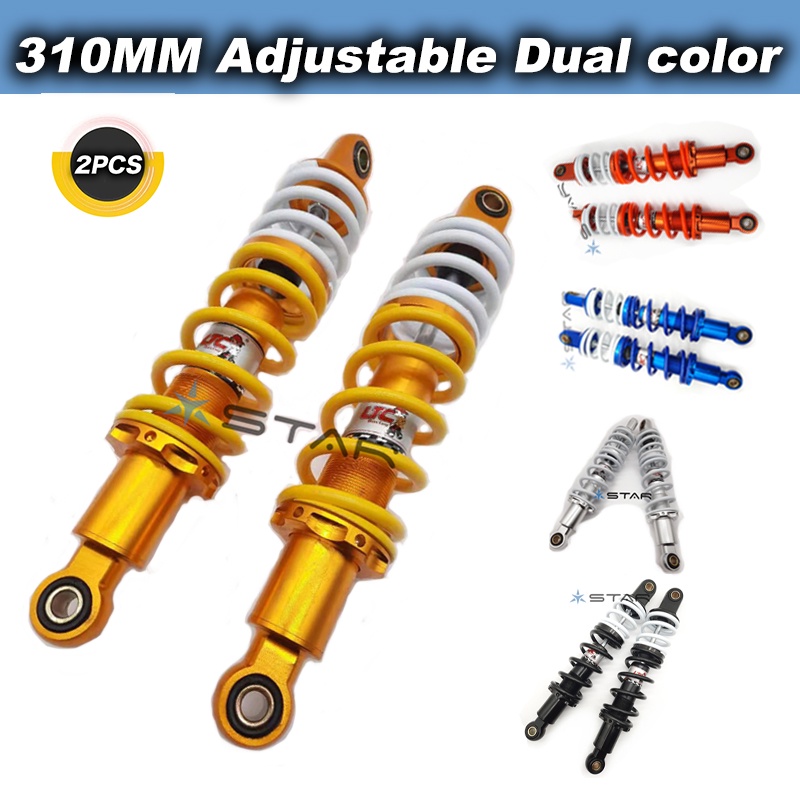 SpeedMOTO 310MM Adjustable Aluminum alloy Dual Rear SHOCK High Quality ...