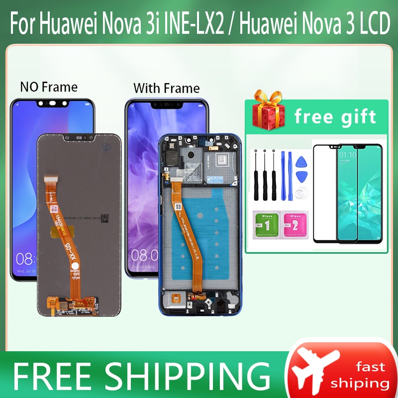 Original For Huawei Nova 3i INE-LX2 INE-L21 Huawei Nova 3 PAR-AL00 LCD ...