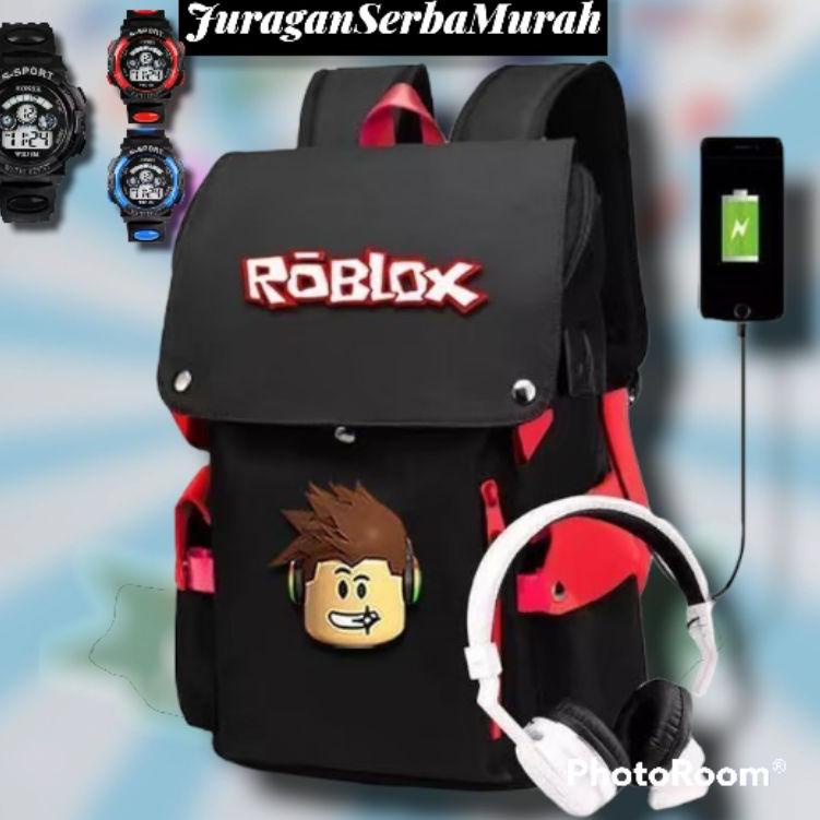 Roblox And Super Hero / Character School Backpacks For Boys | Shopee ...
