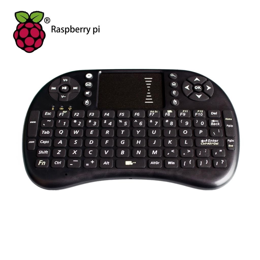 Raspberry Pi 3 Mini Keyboard 2.4G Wireless Handheld Keyboard with ...