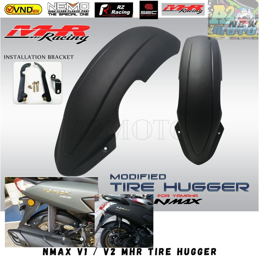 MHR Tire Hugger for NMAX V2 / NMAX V1 with bracket for tirehugger ...