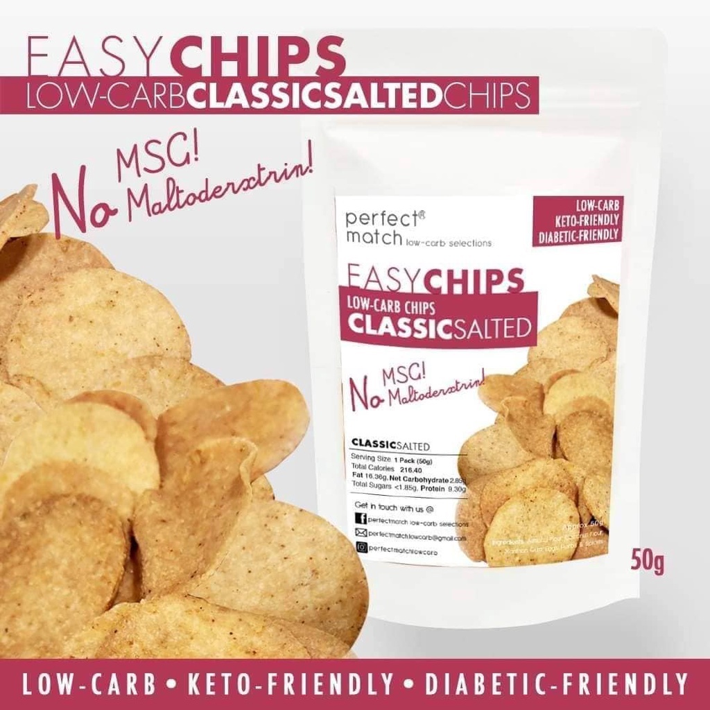 Keto CHIPS Guiltfree Lowcarb Snacks 50g | Shopee Philippines