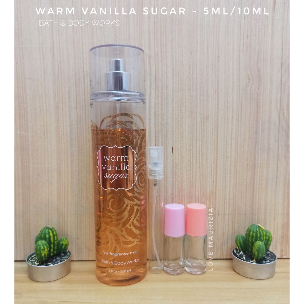 Bath & Body Works | Warm Vanilla Sugar Mist 𝟱𝗠𝗟 𝗢𝗥 𝟭𝟬𝗠𝗟 𝗢𝗡𝗟𝗬 | Shopee ...