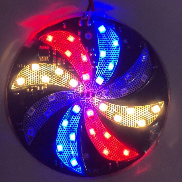 8-blade - 6-blade propeller Led, HEART (rear, stop, phase, turn signal ...