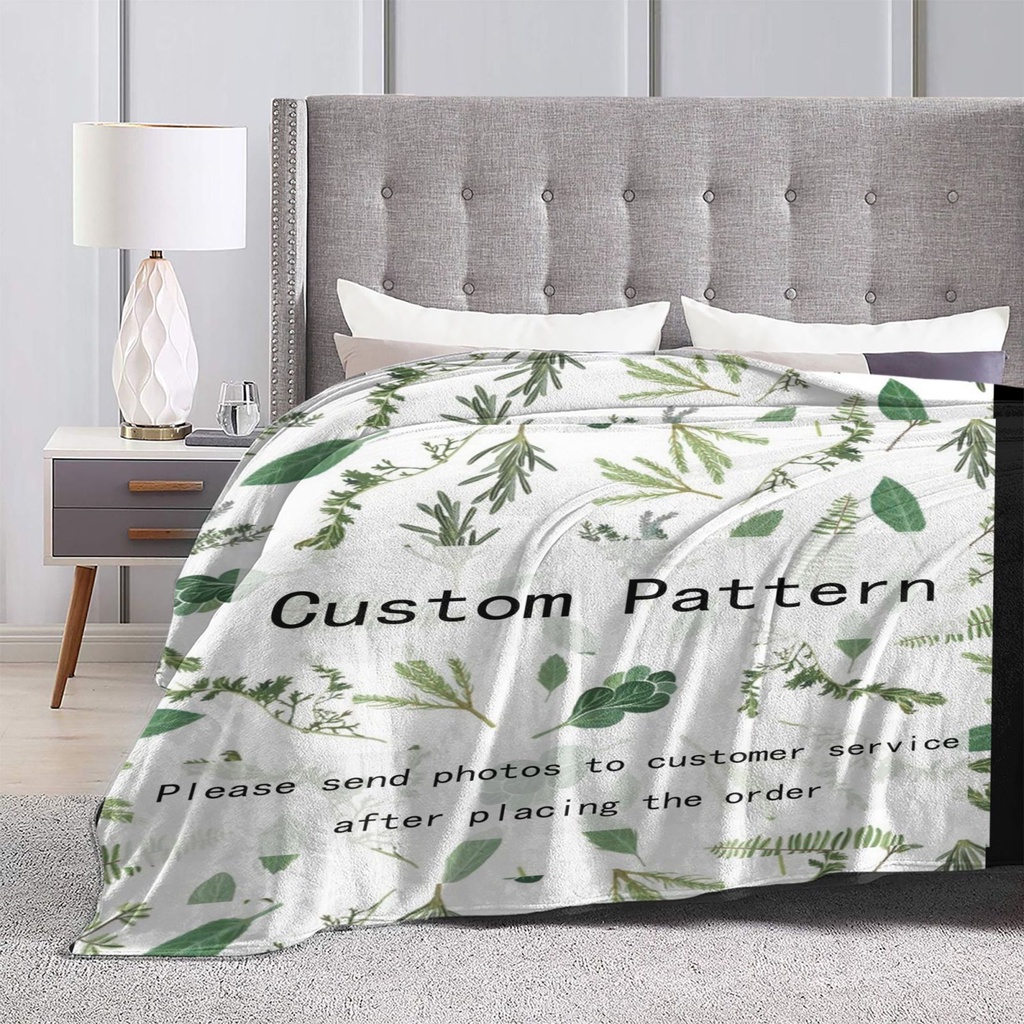 DIY Custom Blanket Picture Flannel Printed Sleeping Blanket Pattern ...