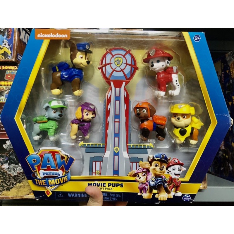 Set of 6 Rescue Dogs Paw Patrol The Movie | Shopee Philippines
