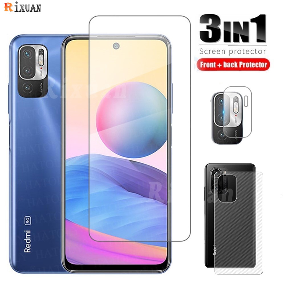 3-in-1 Xiaomi Poco M3 X3 NFC Tempered Glass 2.5D 9H Redmi Note 11 Note ...