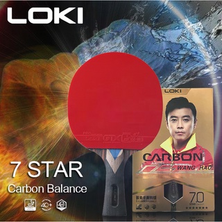 Loki 7/8/9 Star Professional Ping Pong Racket with Original Bag, Attack ...