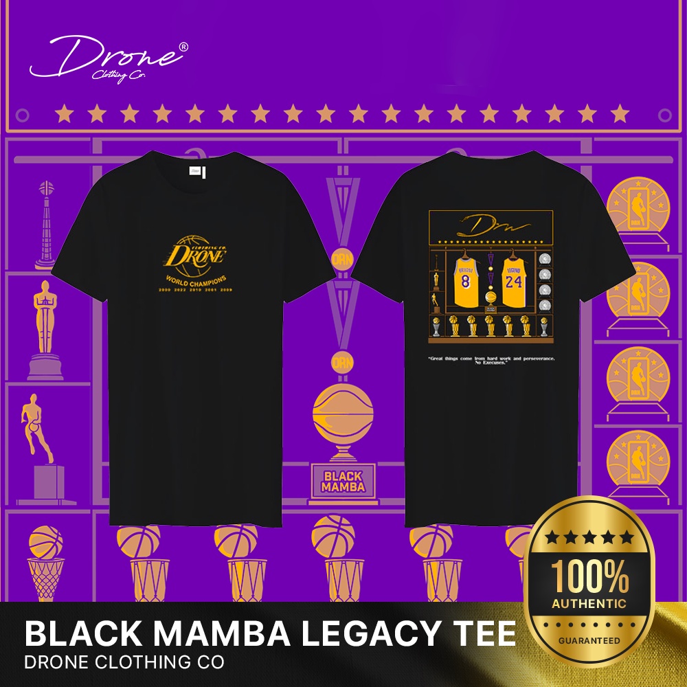 Drone Clothing Co Black Mamba Legacy Tee (Authentic) | Shopee Philippines