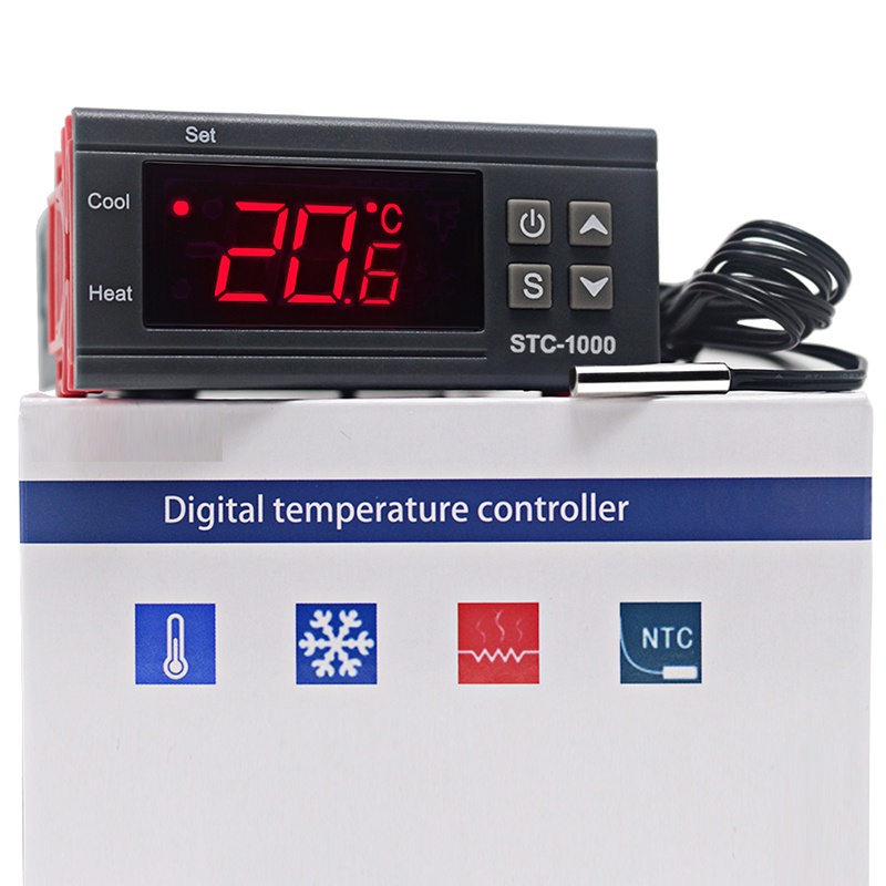 STC-1000 12V 24V 110-220V Digital Temperature Controller Thermostat Thermoregulator Incubator ...