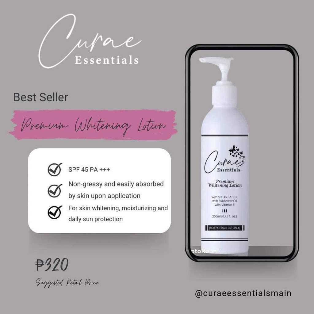 Curae Essentials Lotion with SPF | Shopee Philippines