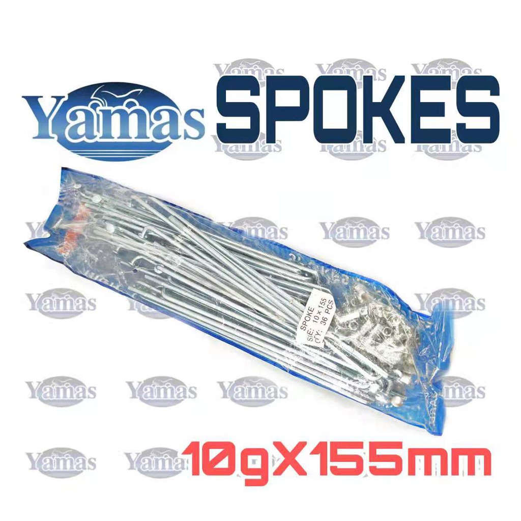 MOTORCYCLE ORDINARY STEEL RIOS SPOKES WITH NIPPLES | Shopee Philippines