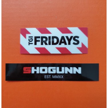 TGIF Fridays Logo Laminated Vinyl Stickers | Shopee Philippines