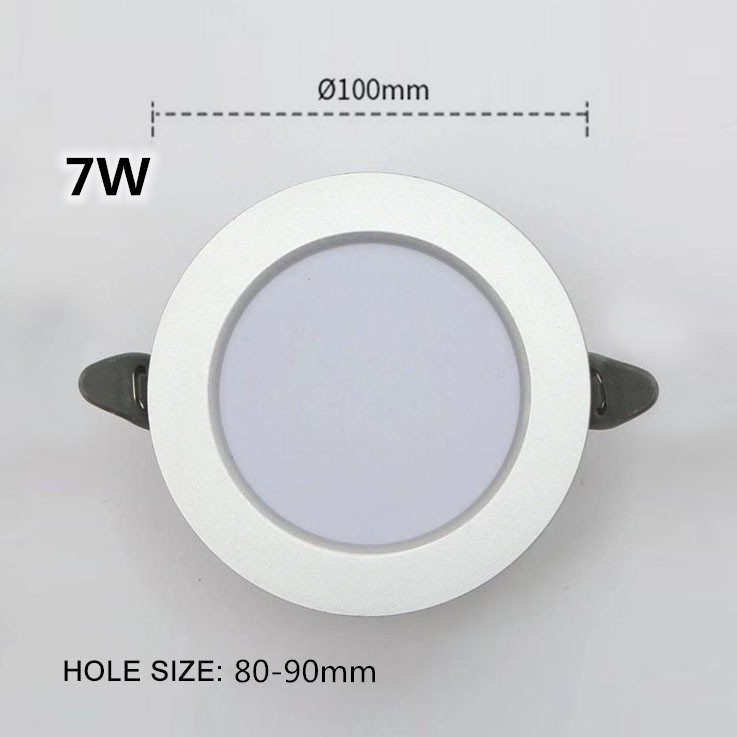 Pin light Tri color LED Downlight Ultra-Thin Ceiling Light Dimmable ...