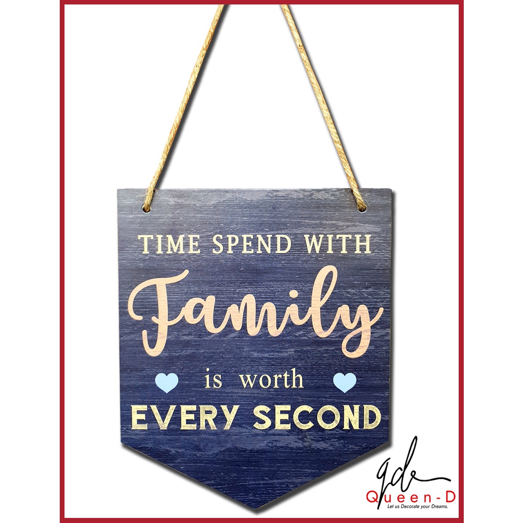 Pentagon Design Door Signage Wooden Hanging Wall Decor 20x38 | Shopee ...