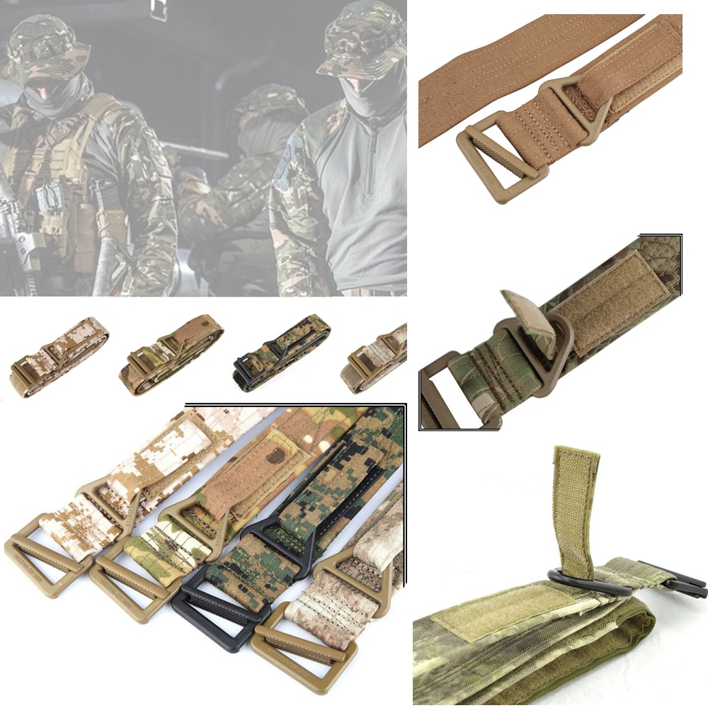 1.75” 【4.5cm】Camouflage Men's Heavy Duty Combat Webbing Belt CQB Belt ...