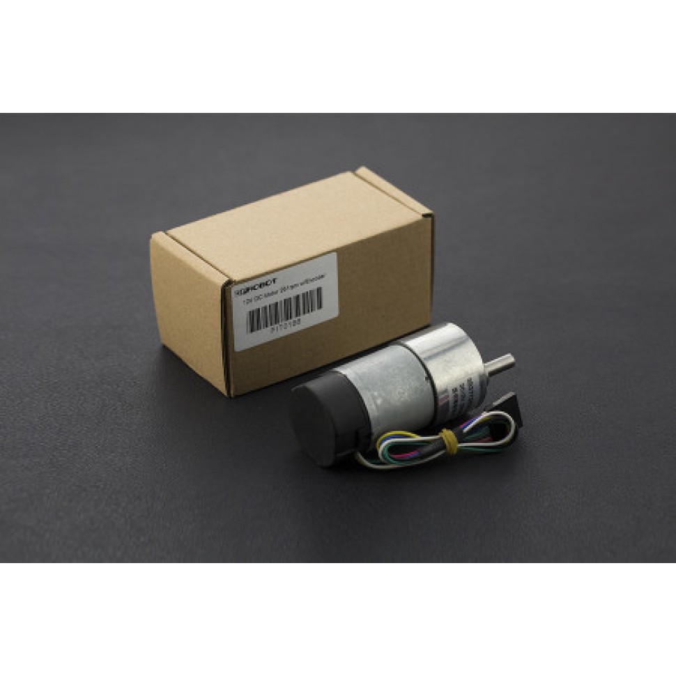 Circuitrocks Metal DC Geared Motor Encoder 12V 251Rpm 18Kg.Cm | Shopee ...