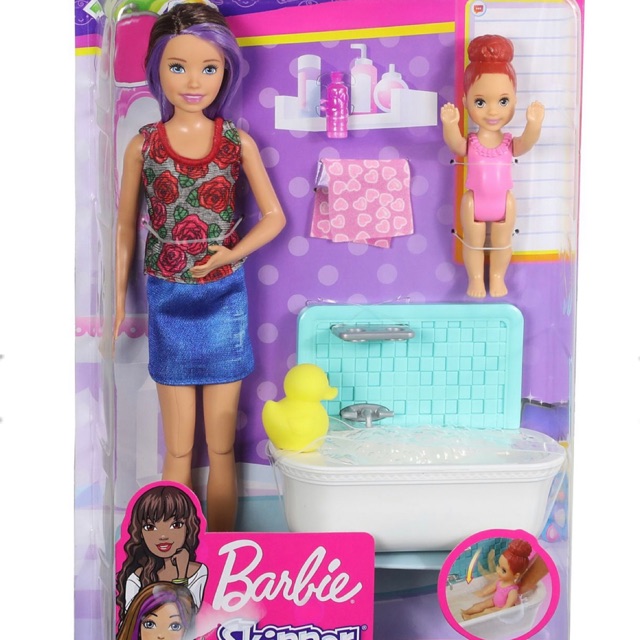 Barbie Skipper Babysitters Inc Doll and Accessories (Shower Set ...