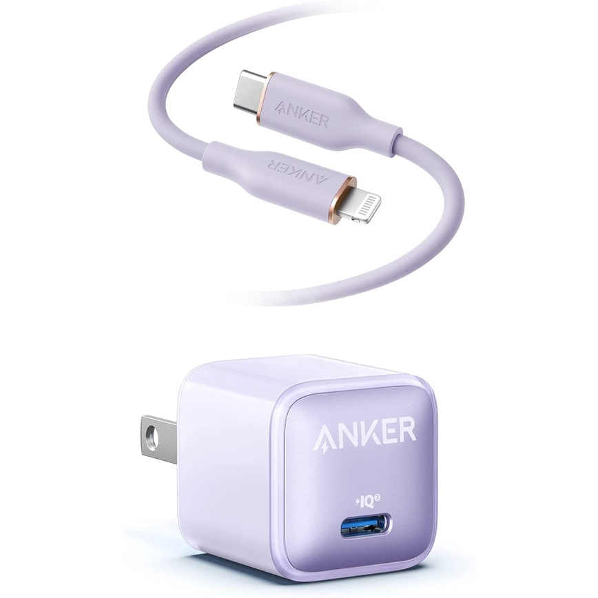Anker Cable PowerLine III Flow [MFi Certified, 3ft/6ft, Lilac Purple ...