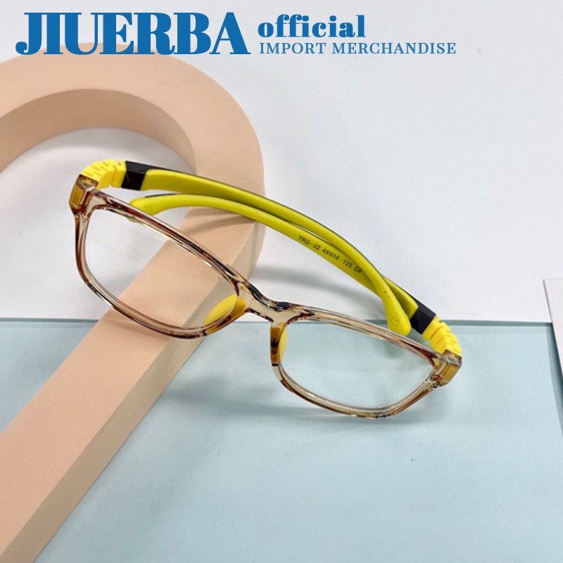 JIUERBA Brand Fashion Simple Children Silicone Soft Frame Anti Blue ...
