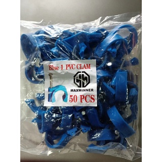 Per Pack --- PVC Clamp 1/2 AND 3/4 AND 1 w/Concrete Nail ORANGE and ...