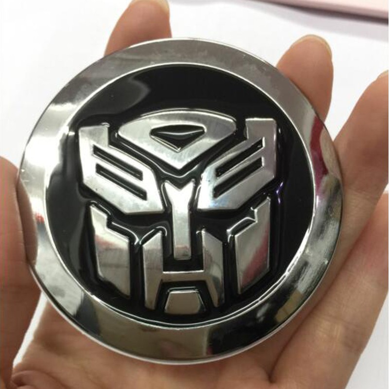 Car Metal 65mm 3D Black Transformer Autobot Emblem Badge | Shopee ...