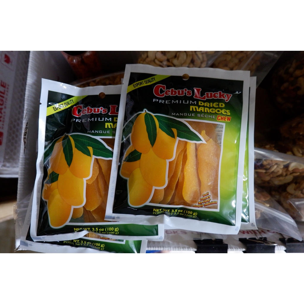 Cebu's Lucky Premium Dried Mangoes (100 GRAMS) | Shopee Philippines