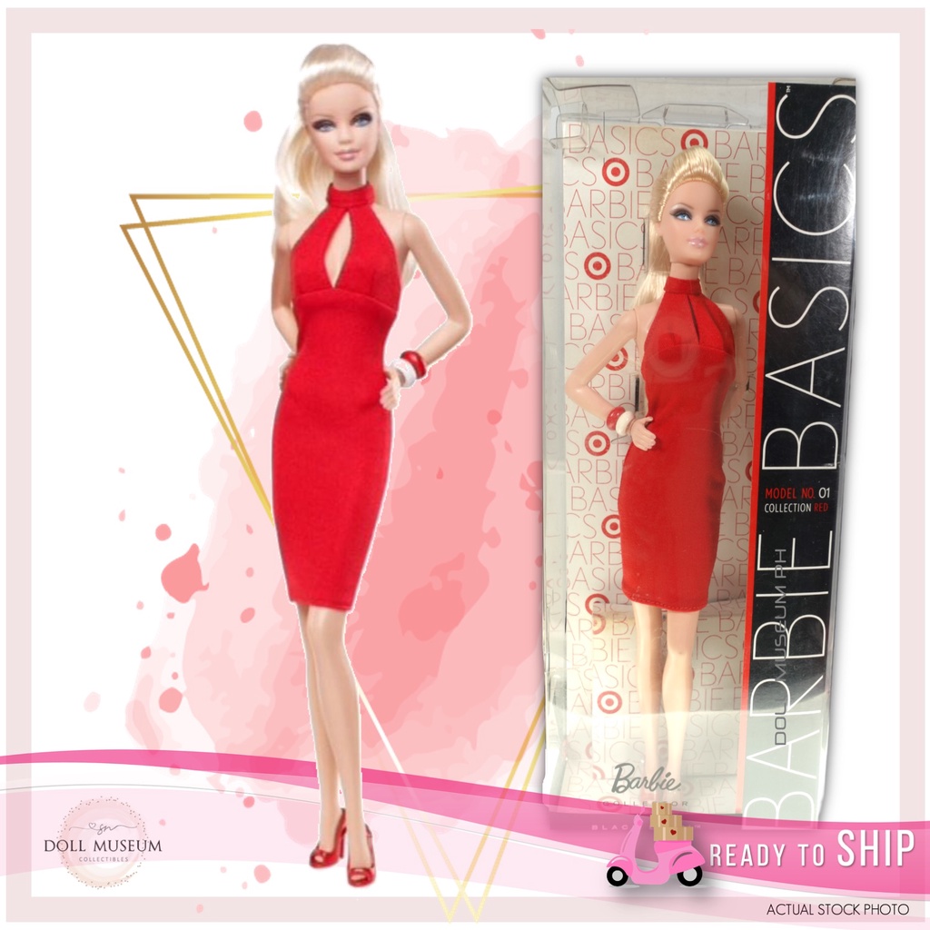Barbie Basic Red Collection Model 001 (Very rare collectible) | Shopee ...