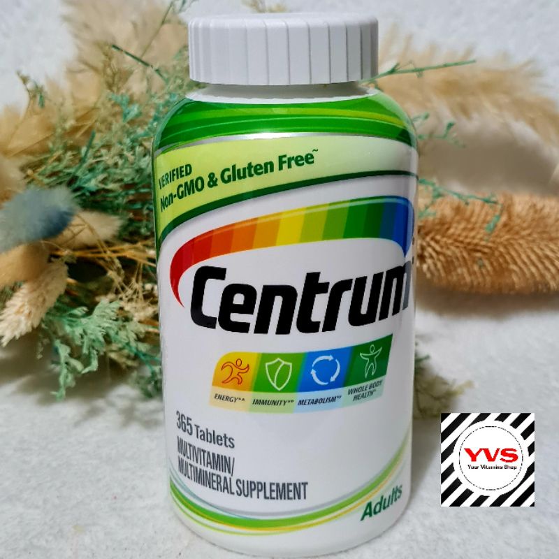 Centrum Multivitamin/Minerals Supplement 365 tablets exp 5/2024 ...