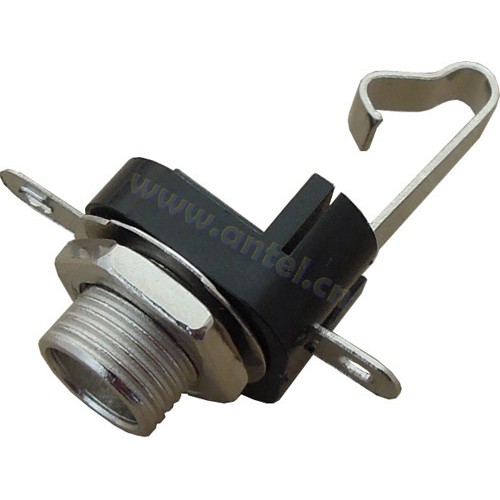 5pcs 6.35mm Mono female jack with switch socket panel adapter closed ...